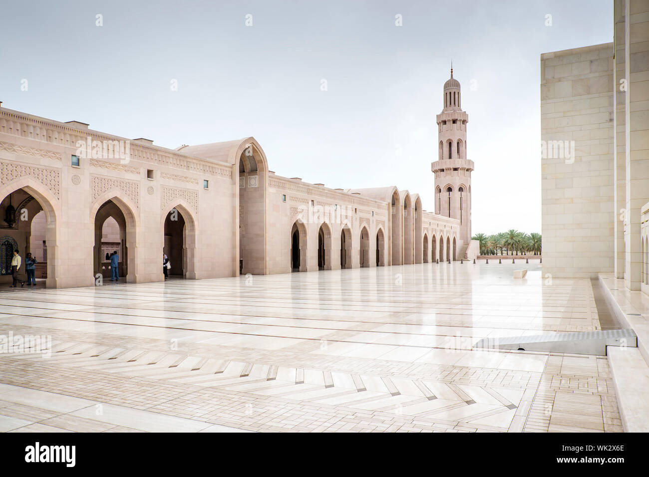 Picture of Grand Sultan Qaboos Mosque in Muscat, Oman Stock Photo - Alamy