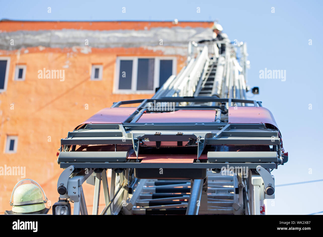Picture of a new fire truck on mission in Cluj-Napoca, Romania Stock ...