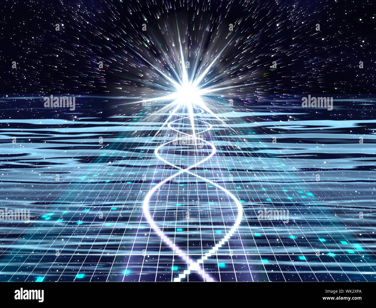 An image of a nice lights space music background Stock Photo - Alamy