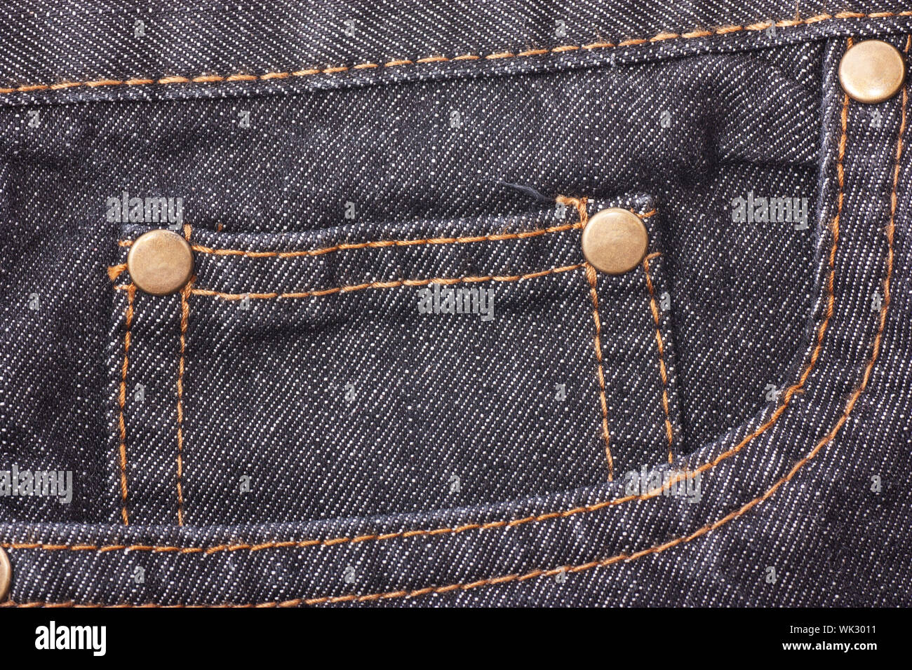 Closeup view of denim pocket Stock Photo - Alamy