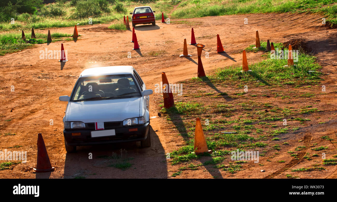 rural driving test center Stock Photo - Alamy