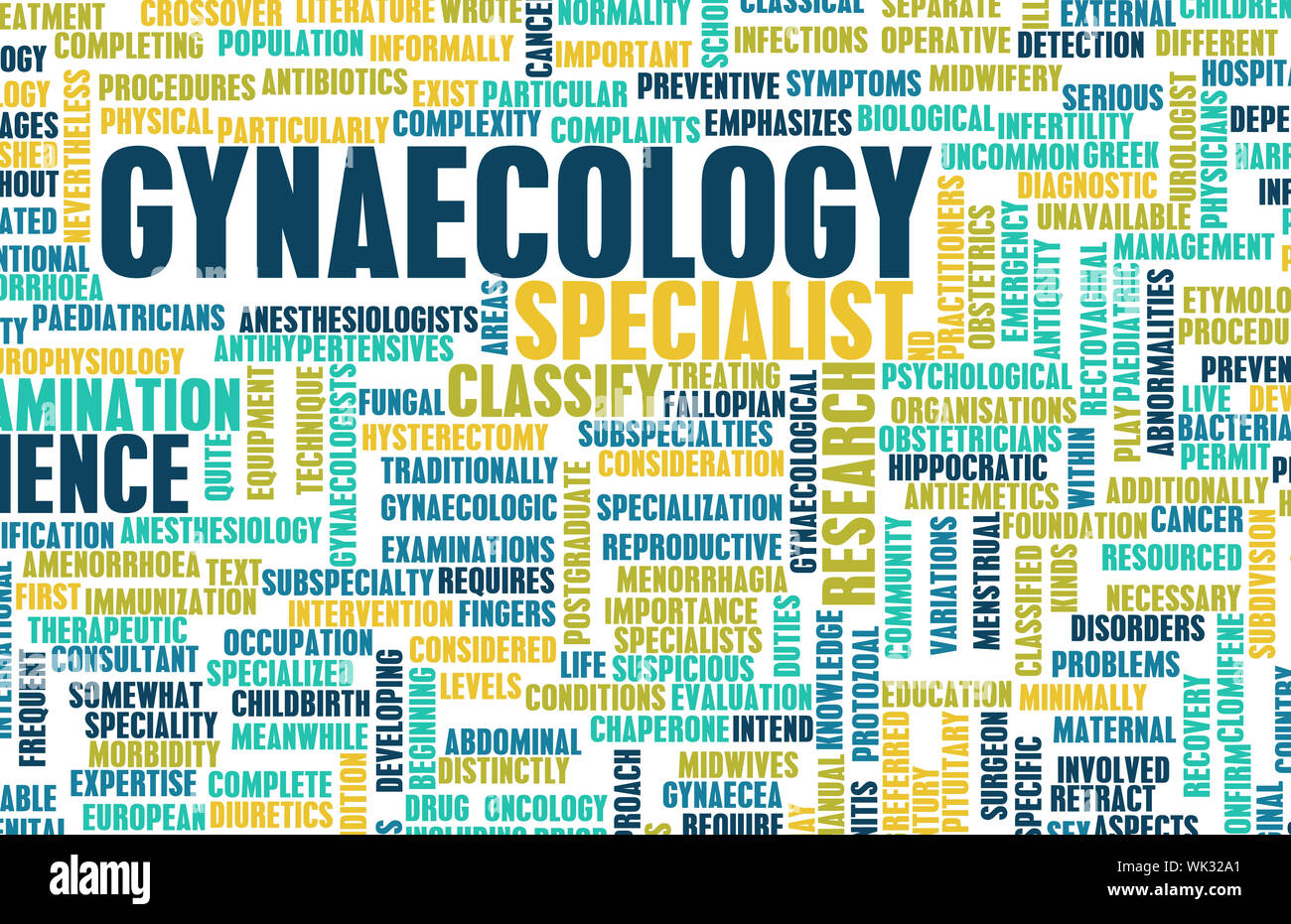 Gynaecology or Gynecology as a Medical Concept Stock Photo - Alamy