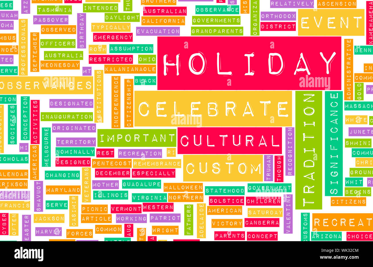 Going on Holidays or a Public Holiday as Concept Stock Photo - Alamy