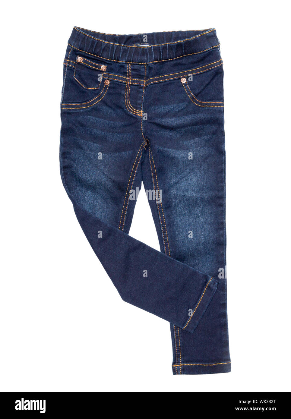 Jeans isolated on white background Stock Photo - Alamy