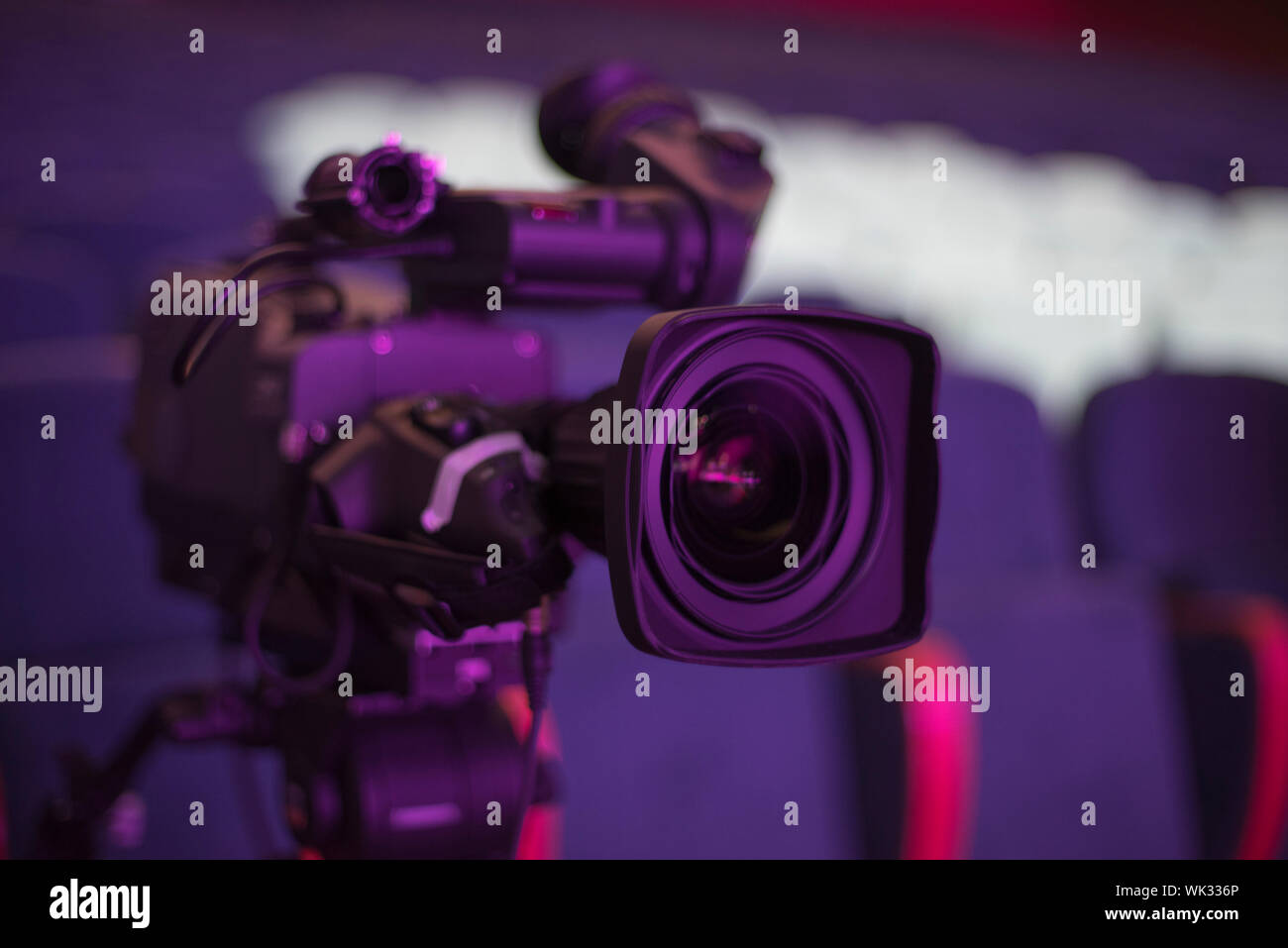 studio camera at the concert. television shooting Stock Photo - Alamy