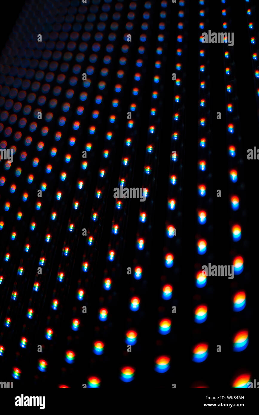 LED screen at a concert close-up. Europe Stock Photo - Alamy