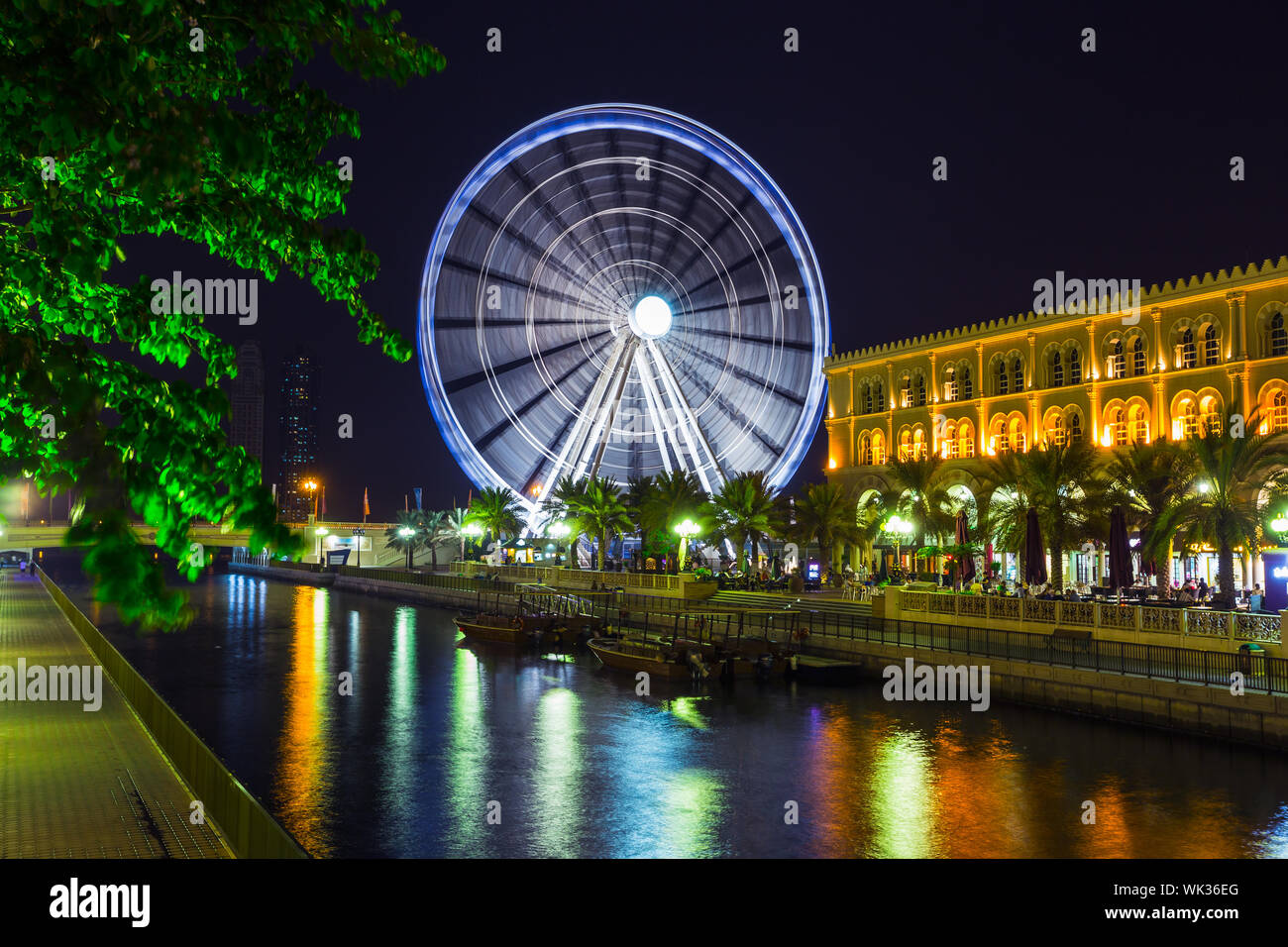 Eye of the Emirates - ferris wheel in Al Qasba - Shajah, United Arab ...