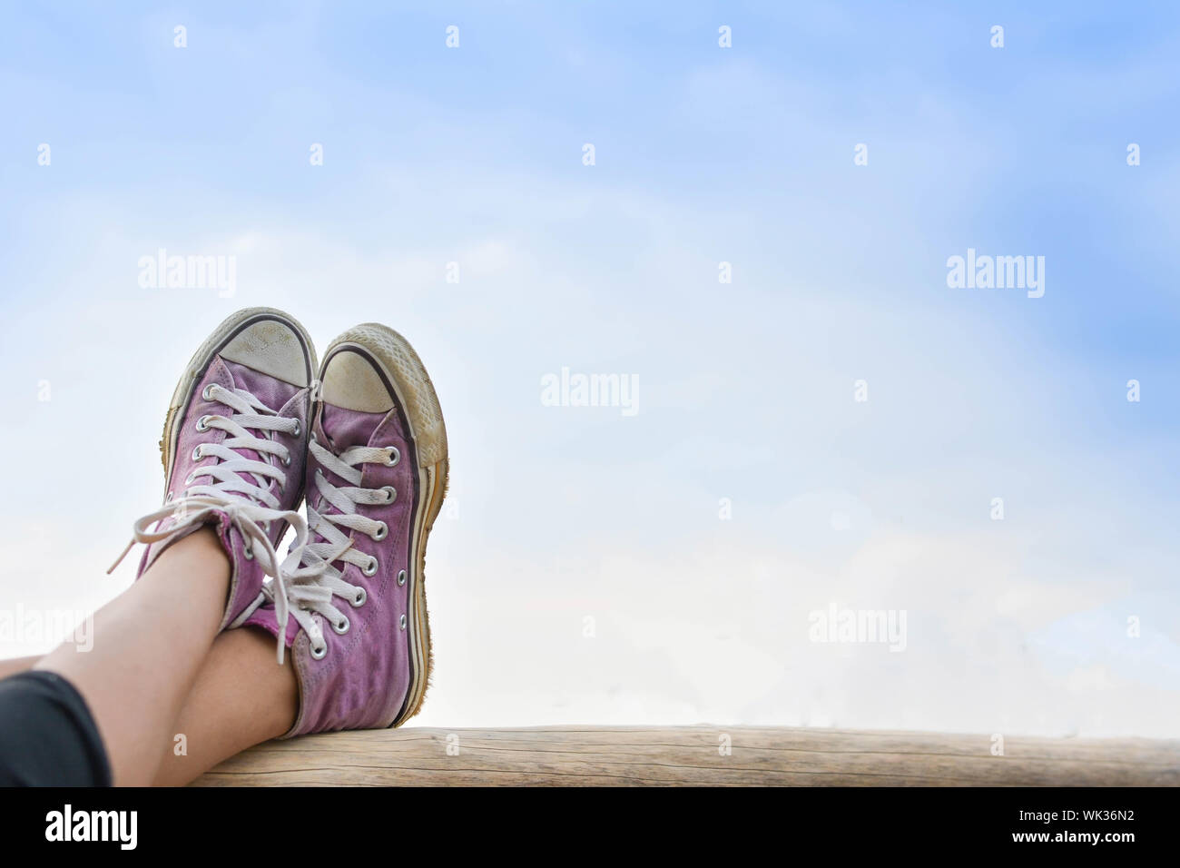 Feet only hi-res stock photography and images - Alamy