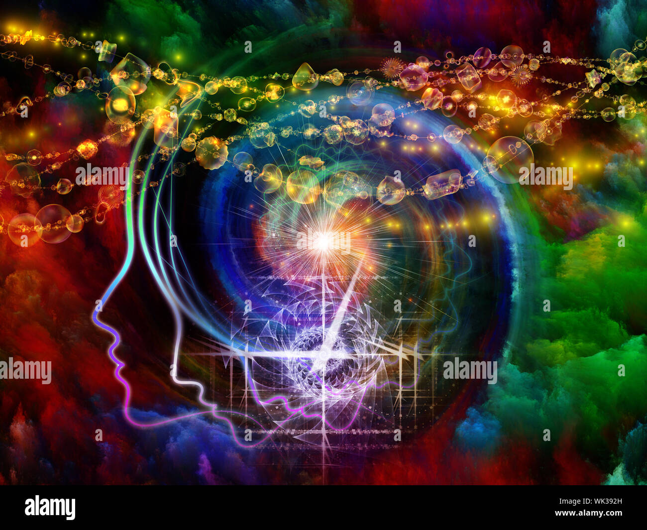 Geometry of the Soul series two. Interplay of human profile and ...