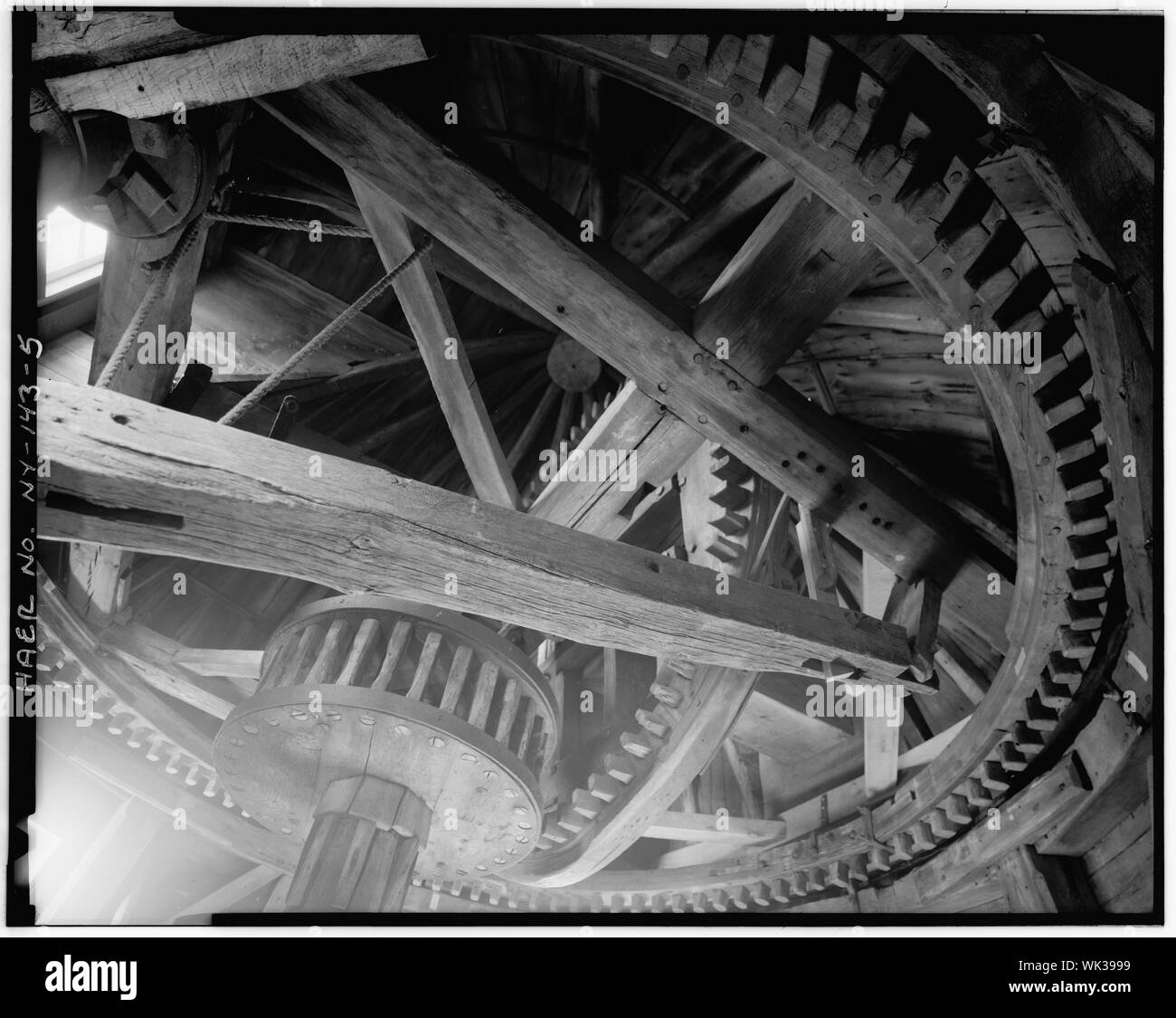 Old windmill interior Black and White Stock Photos & Images - Alamy