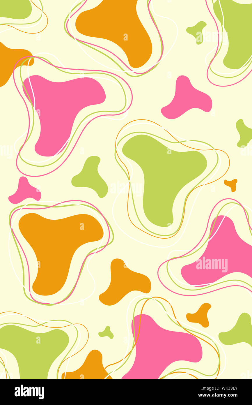 illustration of vector background with abstract shapes Stock Photo - Alamy