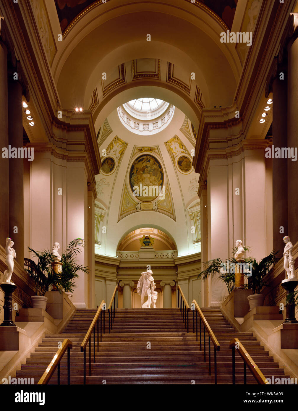 Interior view of Museum of Fine Arts, Boston, Massachusetts Stock Photo ...