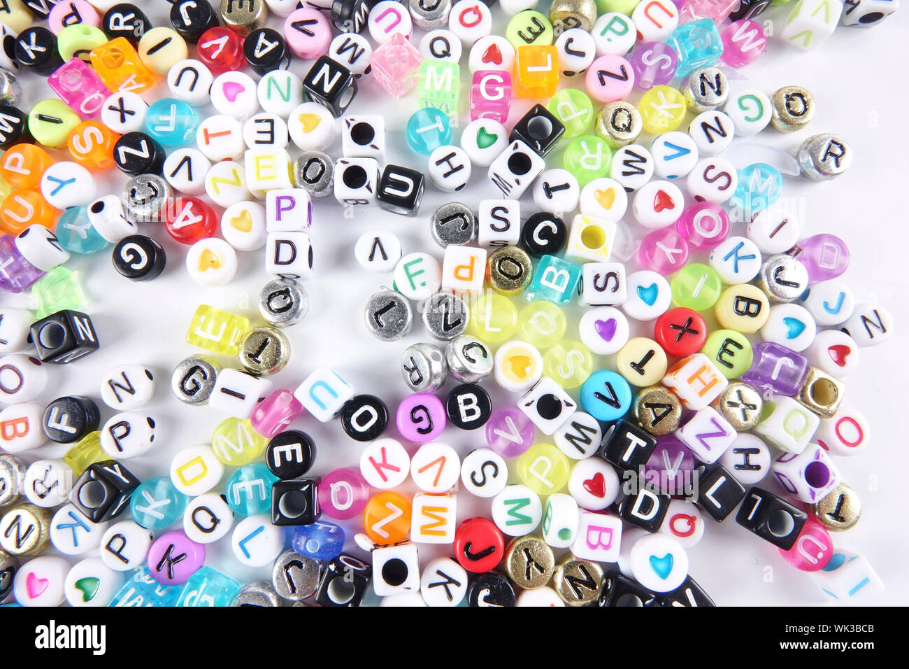 Alphabet of beads hi-res stock photography and images - Alamy