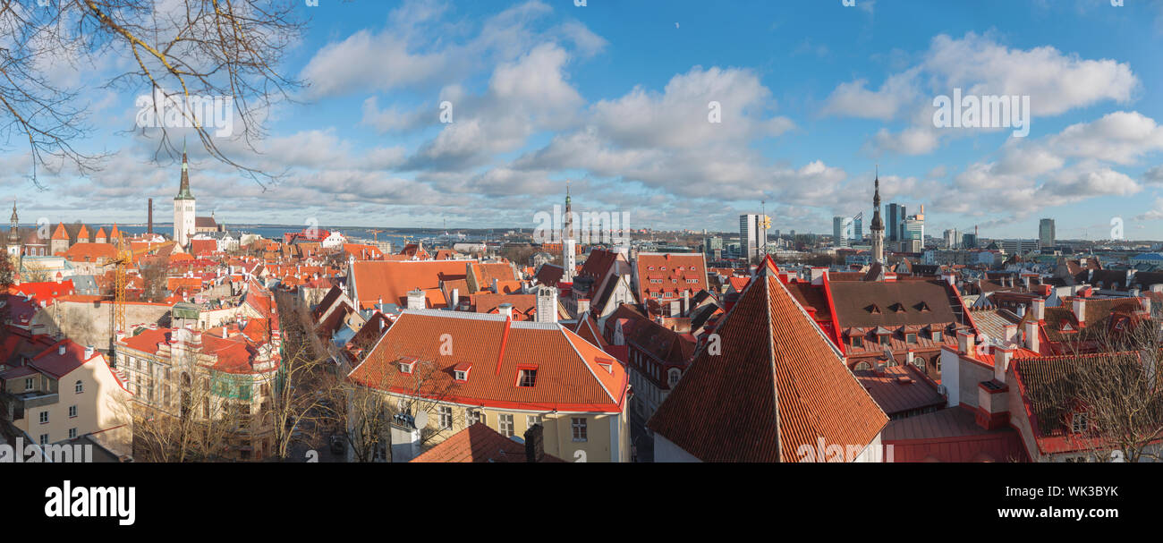 picturesque and very beautiful photos of Tallinn Stock Photo - Alamy