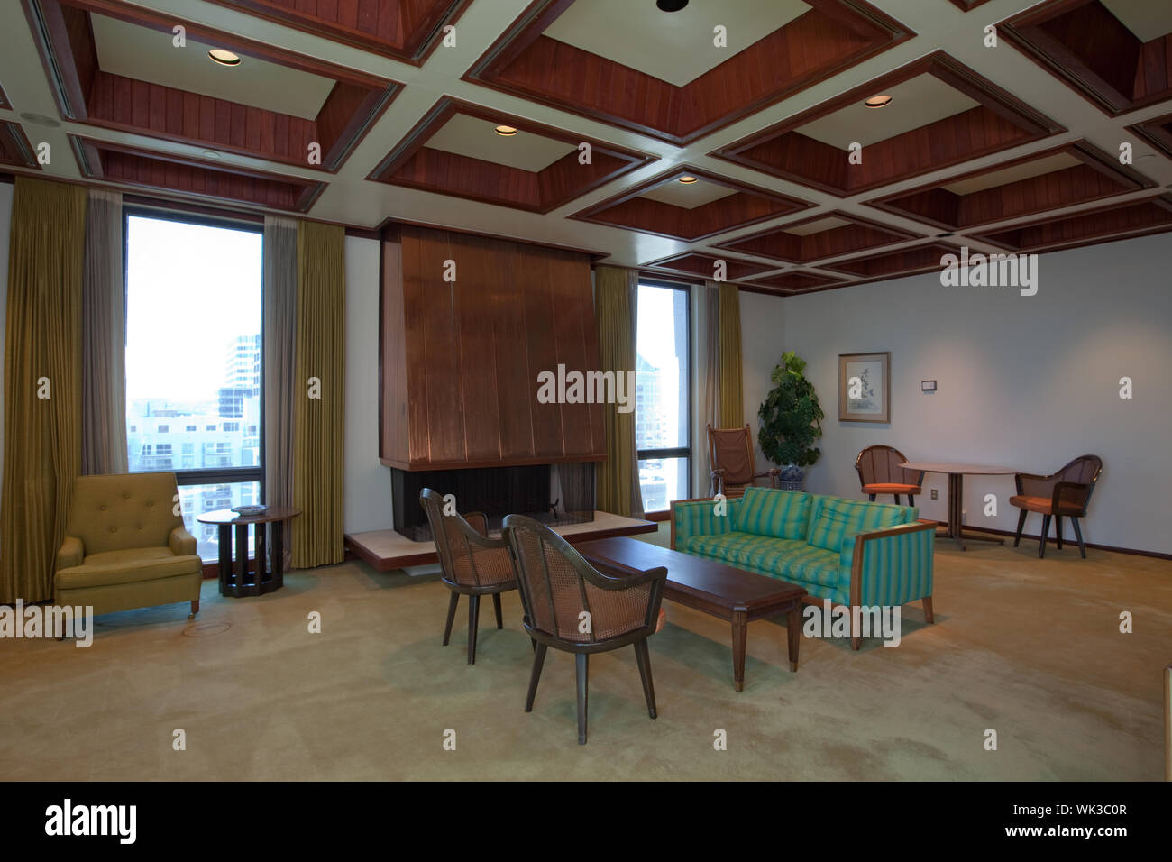Interior view of the LBJ suite of offices, J.J. Pickle Federal Building ...