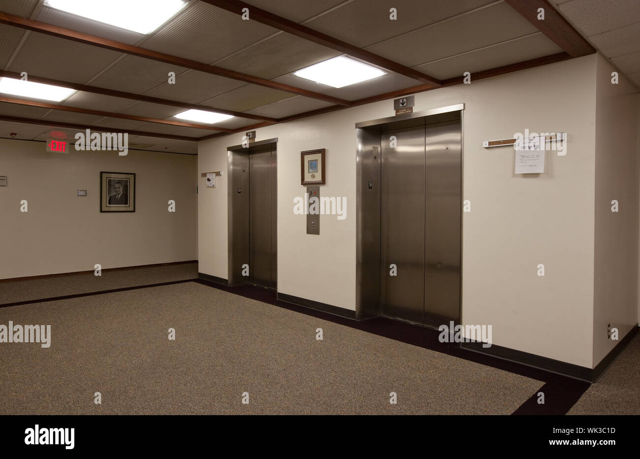 Interior view of the LBJ suite of offices, J.J. Pickle Federal Building ...