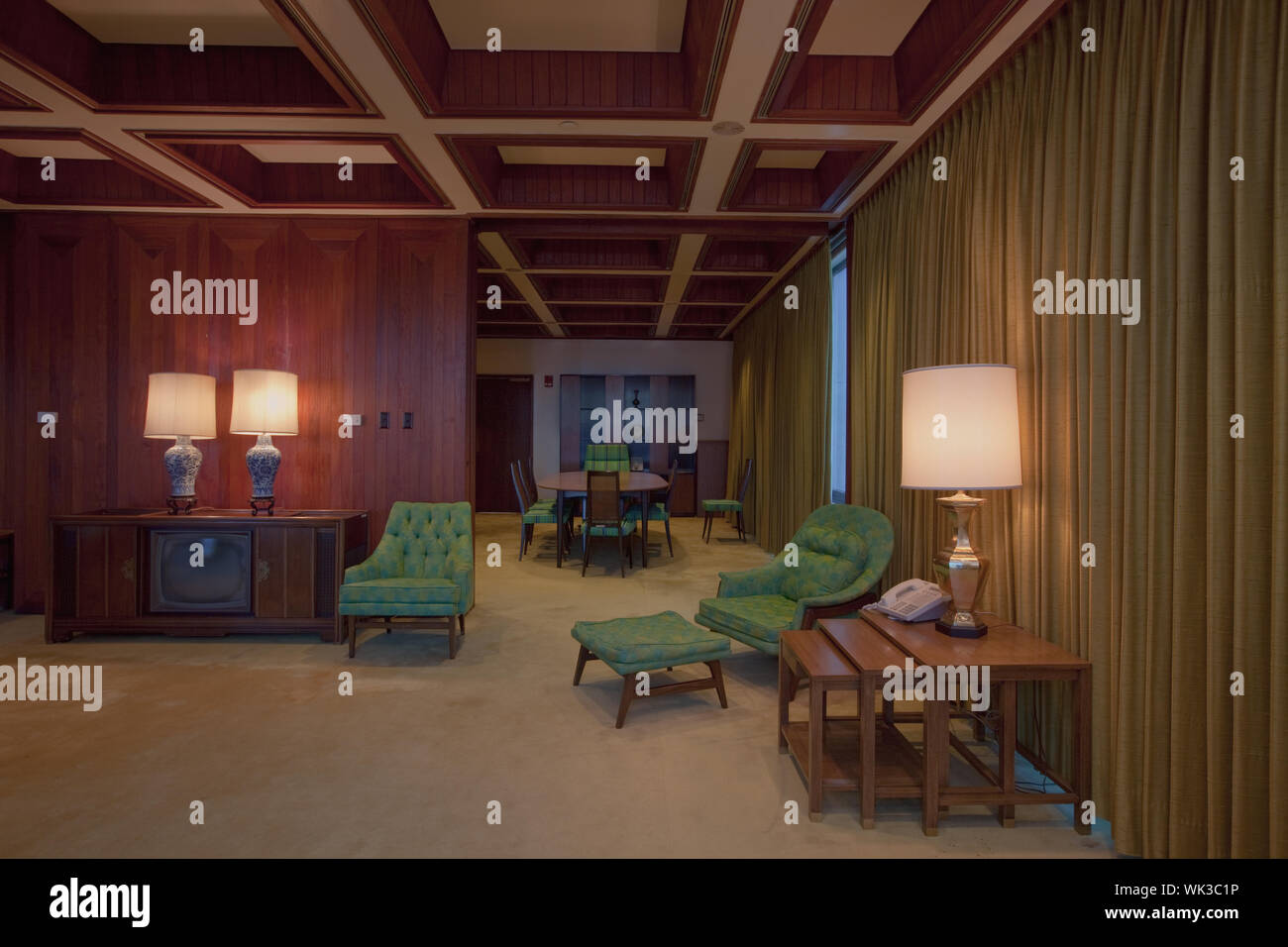 Interior view of the LBJ suite of offices, J.J. Pickle Federal Building ...
