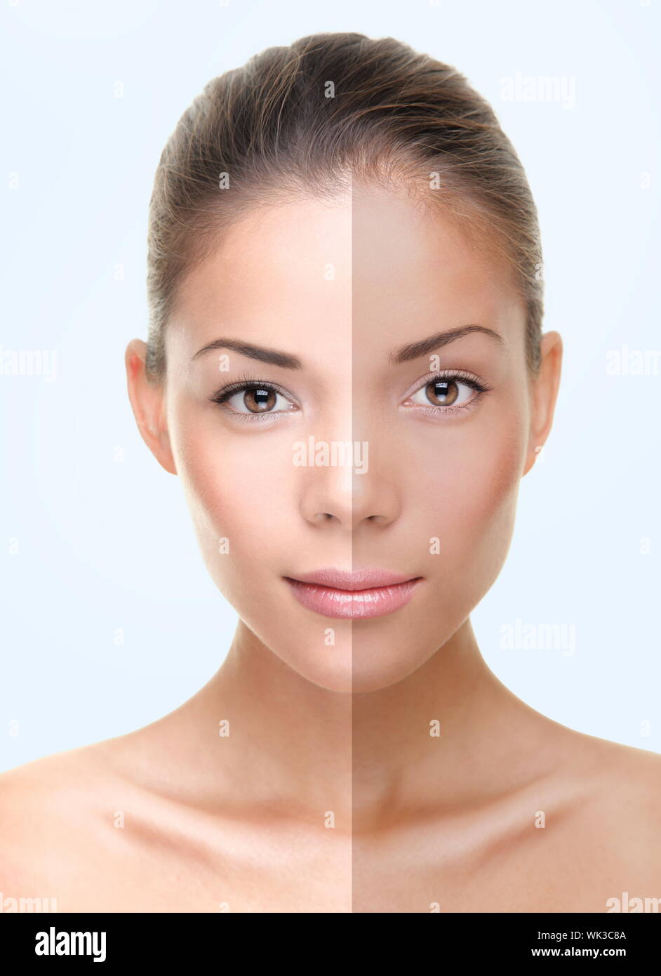 Tan skin care Stock Photo - Alamy