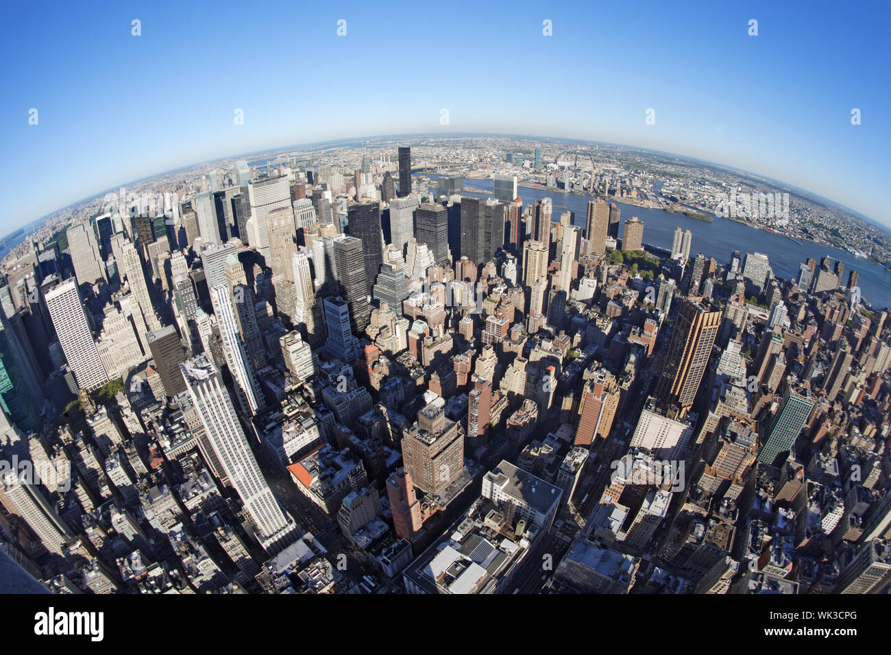 Photo of New York city taken from the Empire State Building with a ...