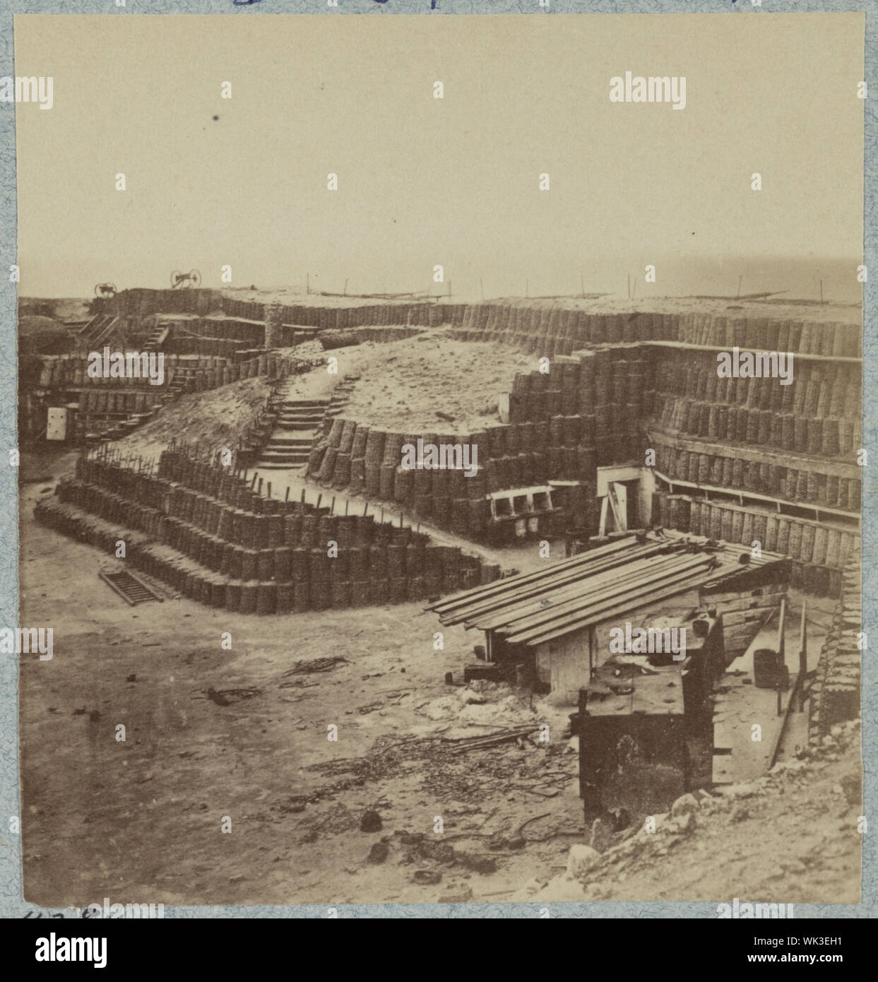 Interior views of Fort Sumter, in April, 1865 Abstract: Photograph ...