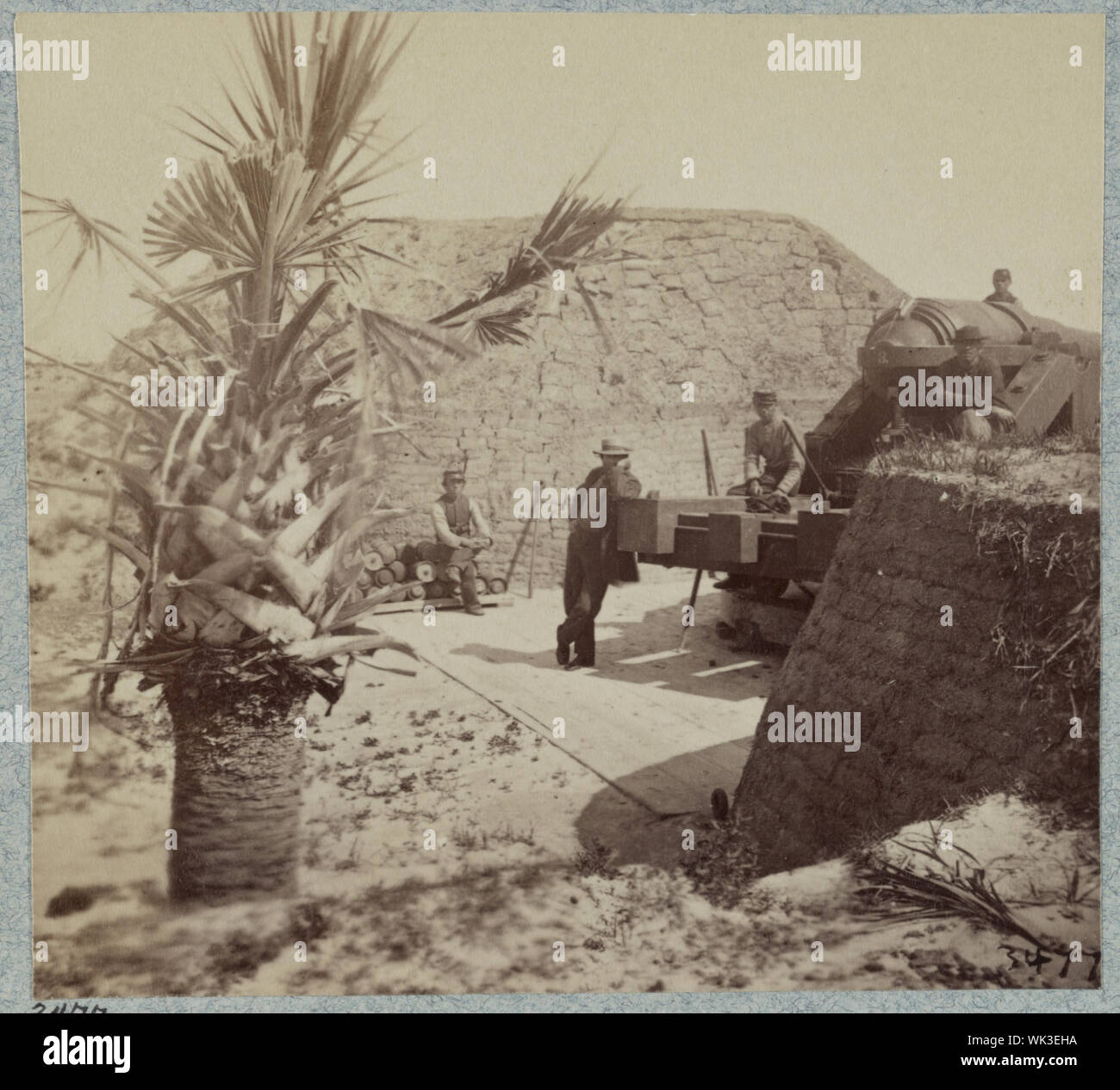Interior views of Fort Moultrie, Charleston, S.C., April, 1865 Abstract ...