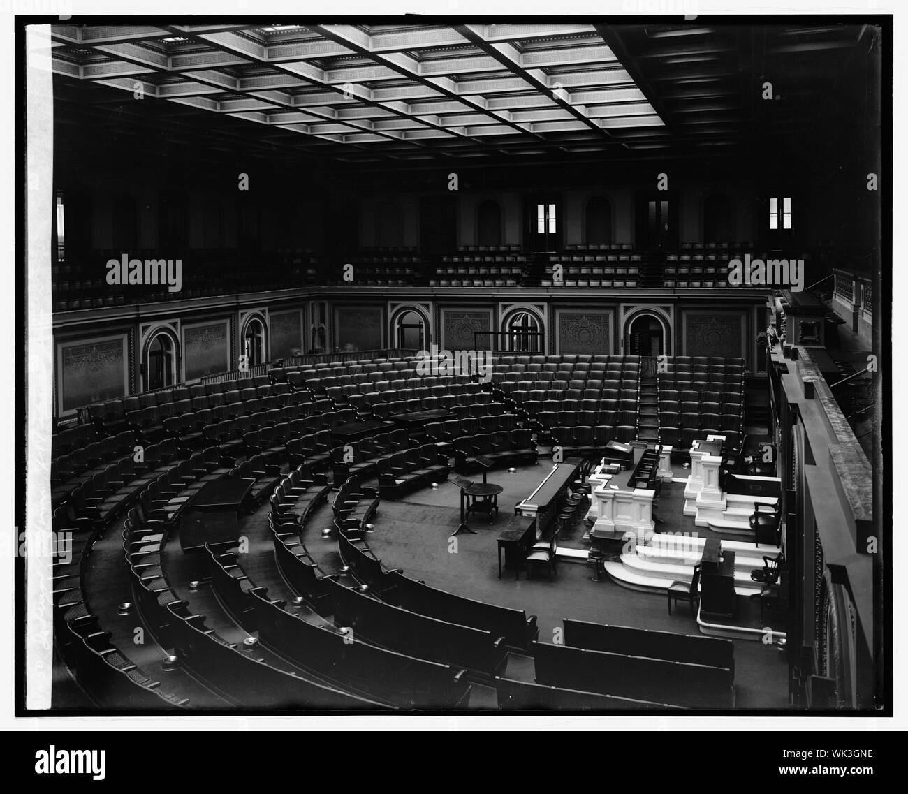Interior house of representatives Black and White Stock Photos & Images ...