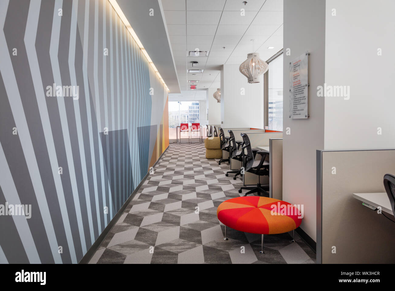 Interior, Orville Wright Federal Building, Washington, D.C Stock Photo ...