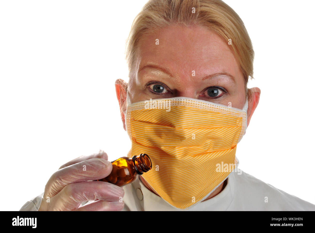 clinical staff wearing a new surgical mask Stock Photo - Alamy