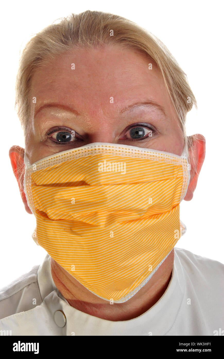 clinical staff wearing a new surgical mask Stock Photo - Alamy