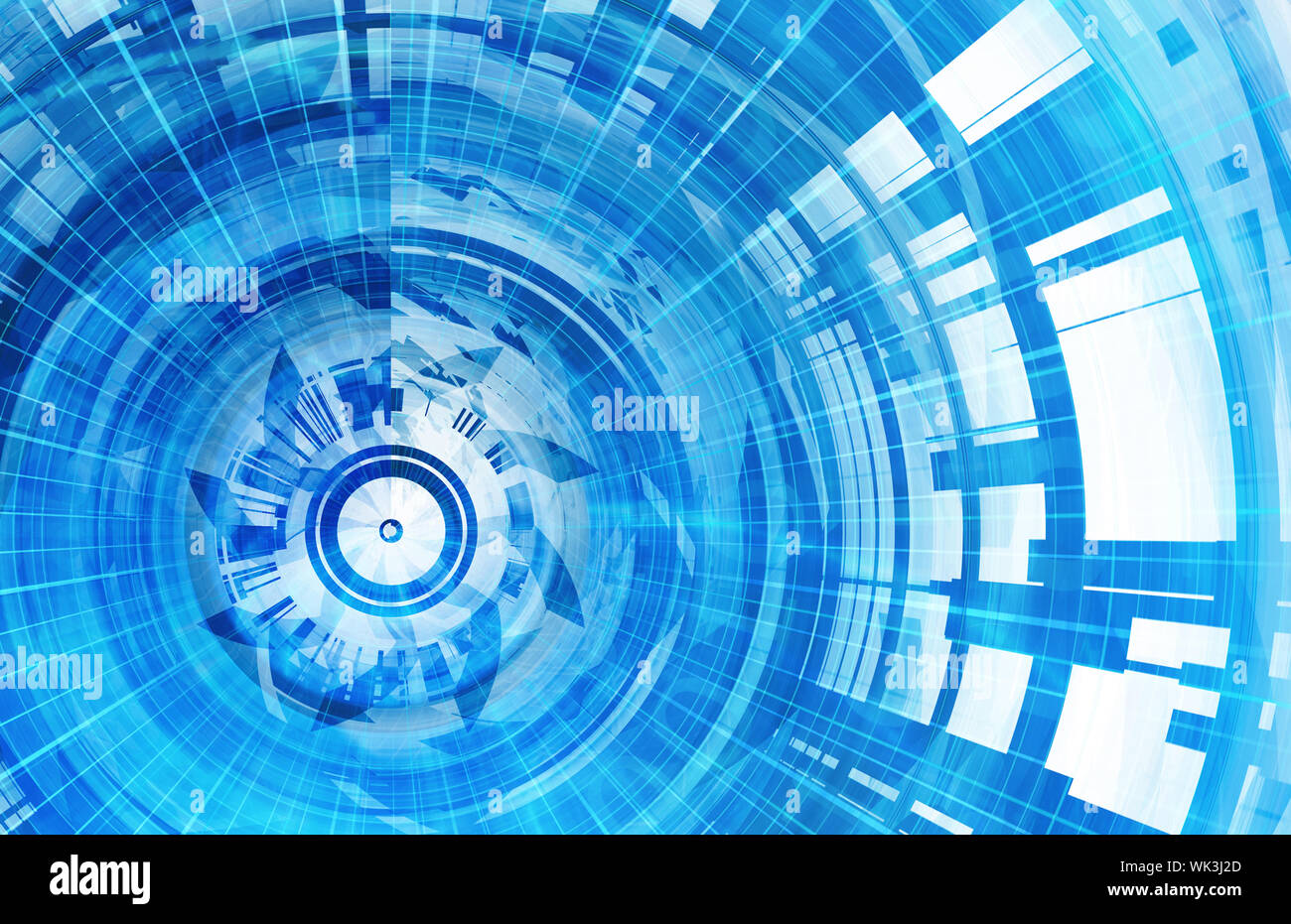 Telecommunications and Network Data Grid as a Art Stock Photo - Alamy