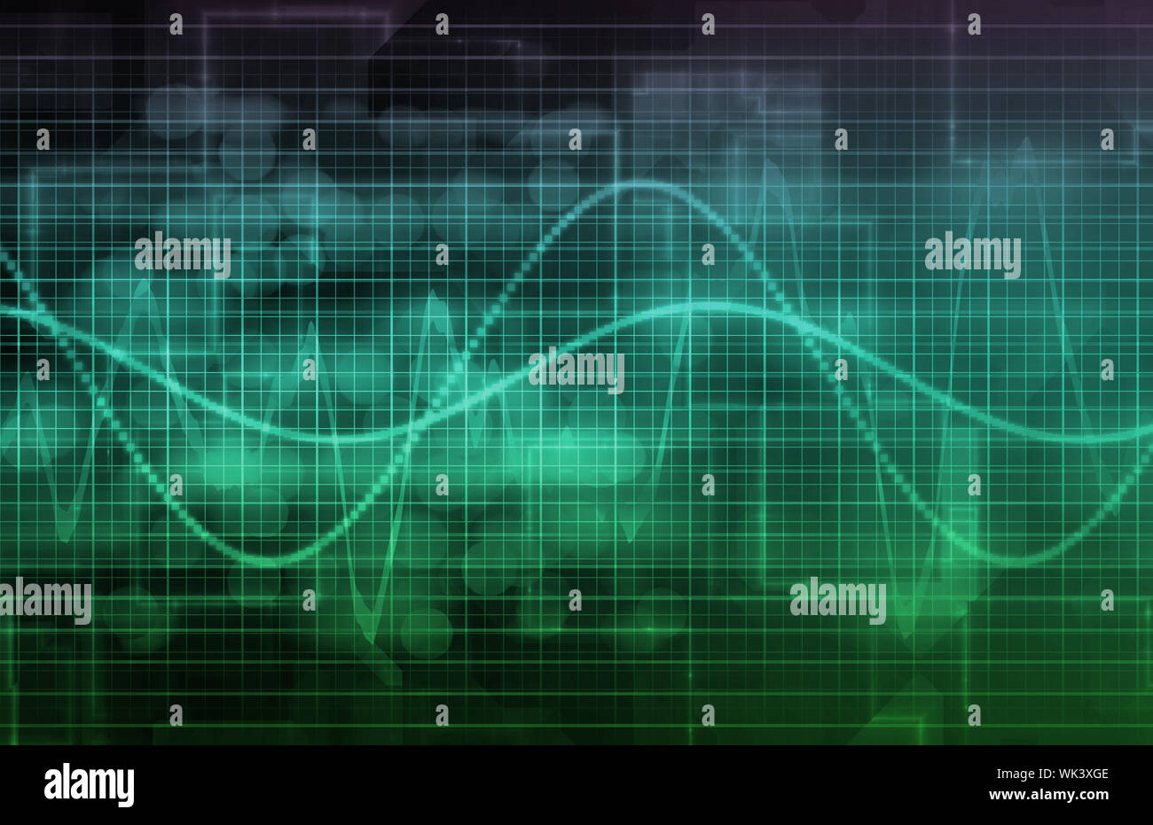 Medical Background and a Reporting Science System Stock Photo - Alamy