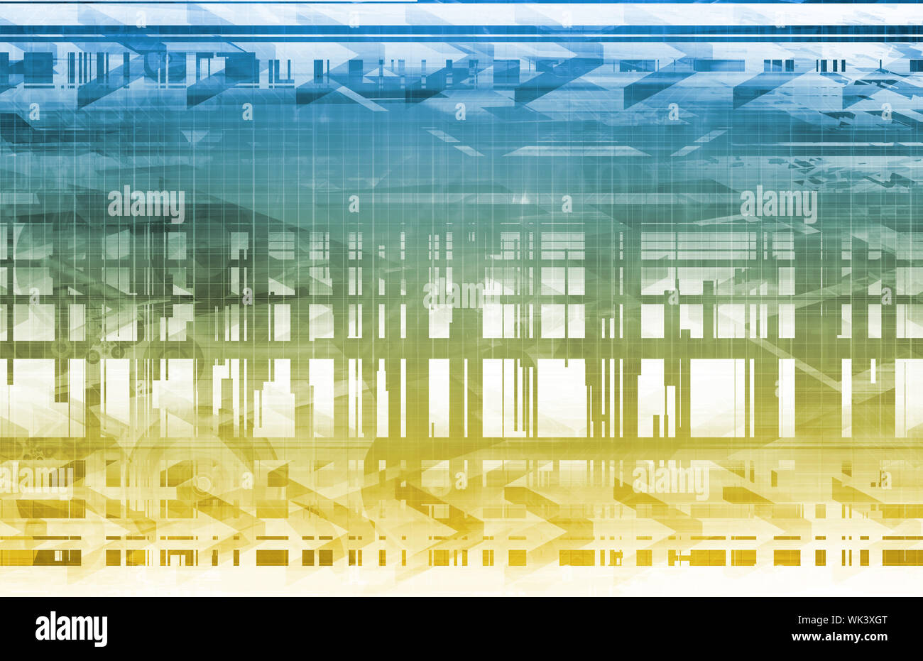 Technology Solutions with a Business Solution Art Stock Photo - Alamy