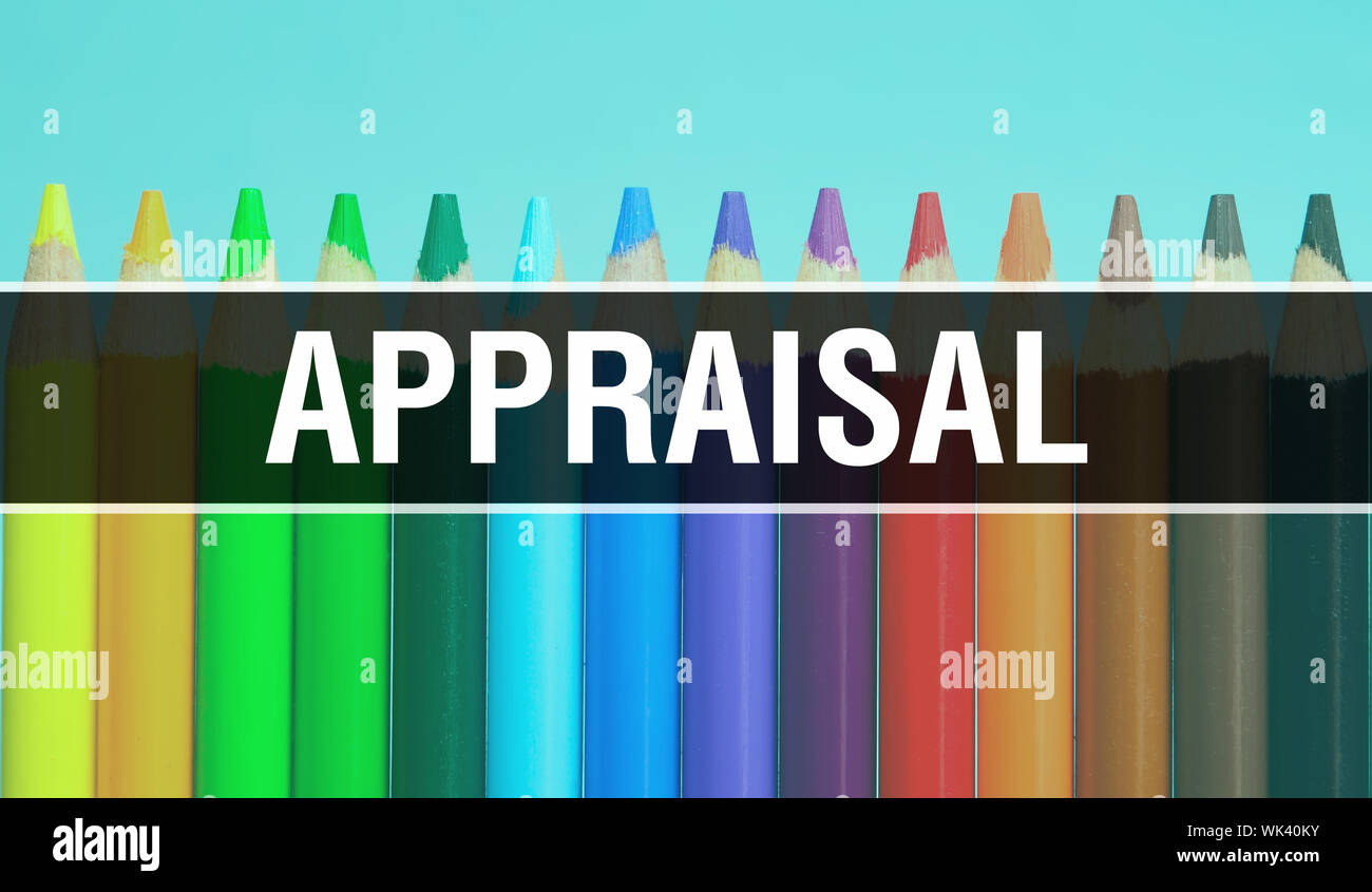 appraisal concept with education and back to school concept. Creative ...