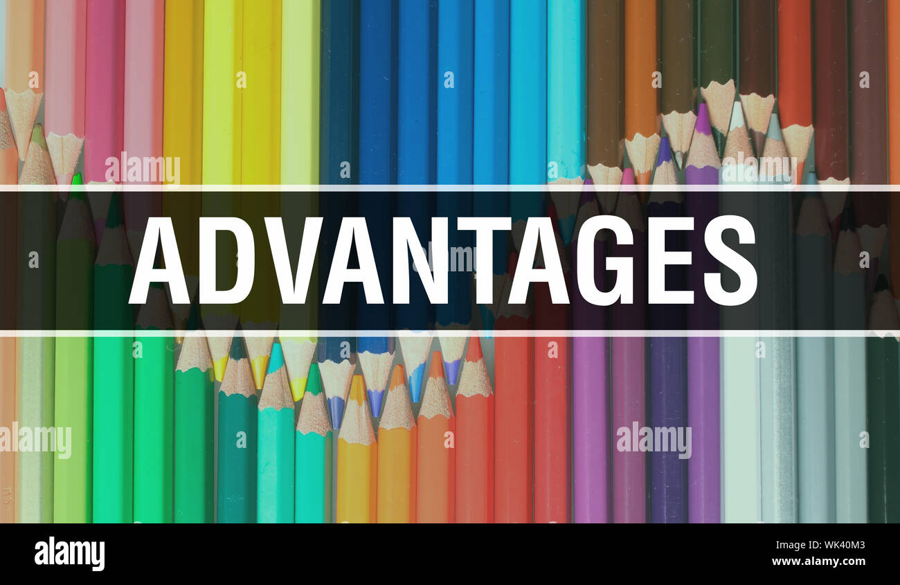 Advantages concept illustration on Back to School banner with Education ...