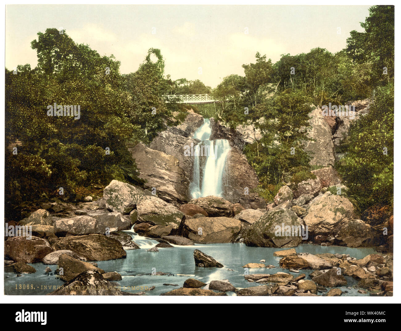 Inversnaid Falls, Loch Lomond, Scotland; Title from the Detroit ...