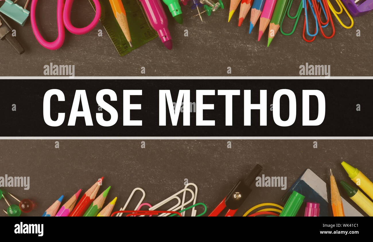 Case method text written on Education background of Back to School ...