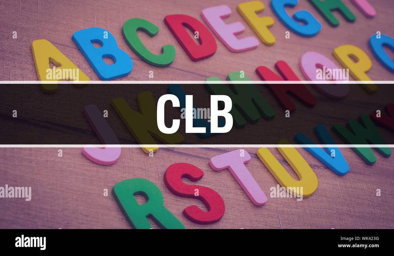 CLB with Back to school Education concept background. Abstract ...