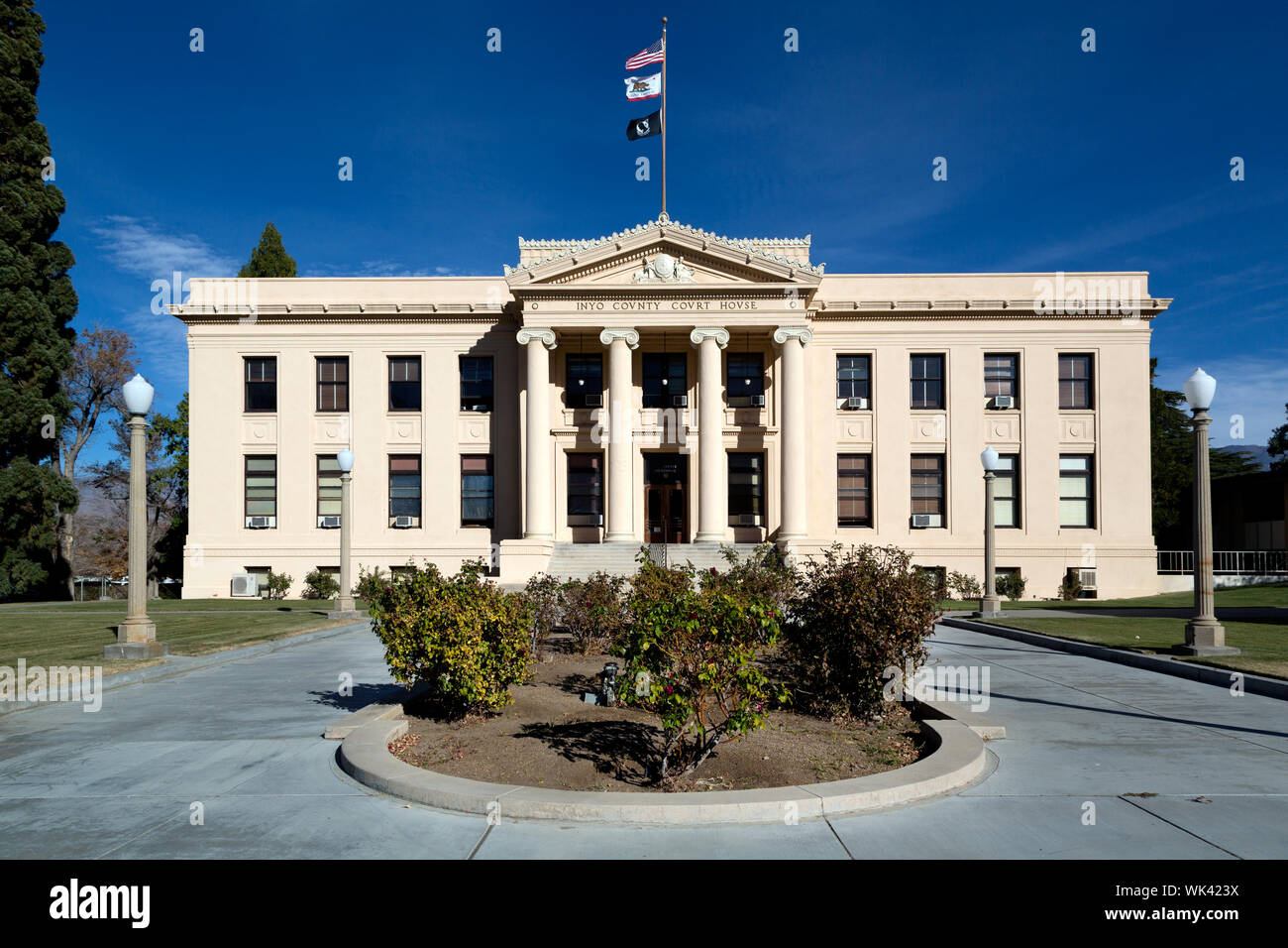 Inyo County Courthouse in Independence, California Stock Photo - Alamy