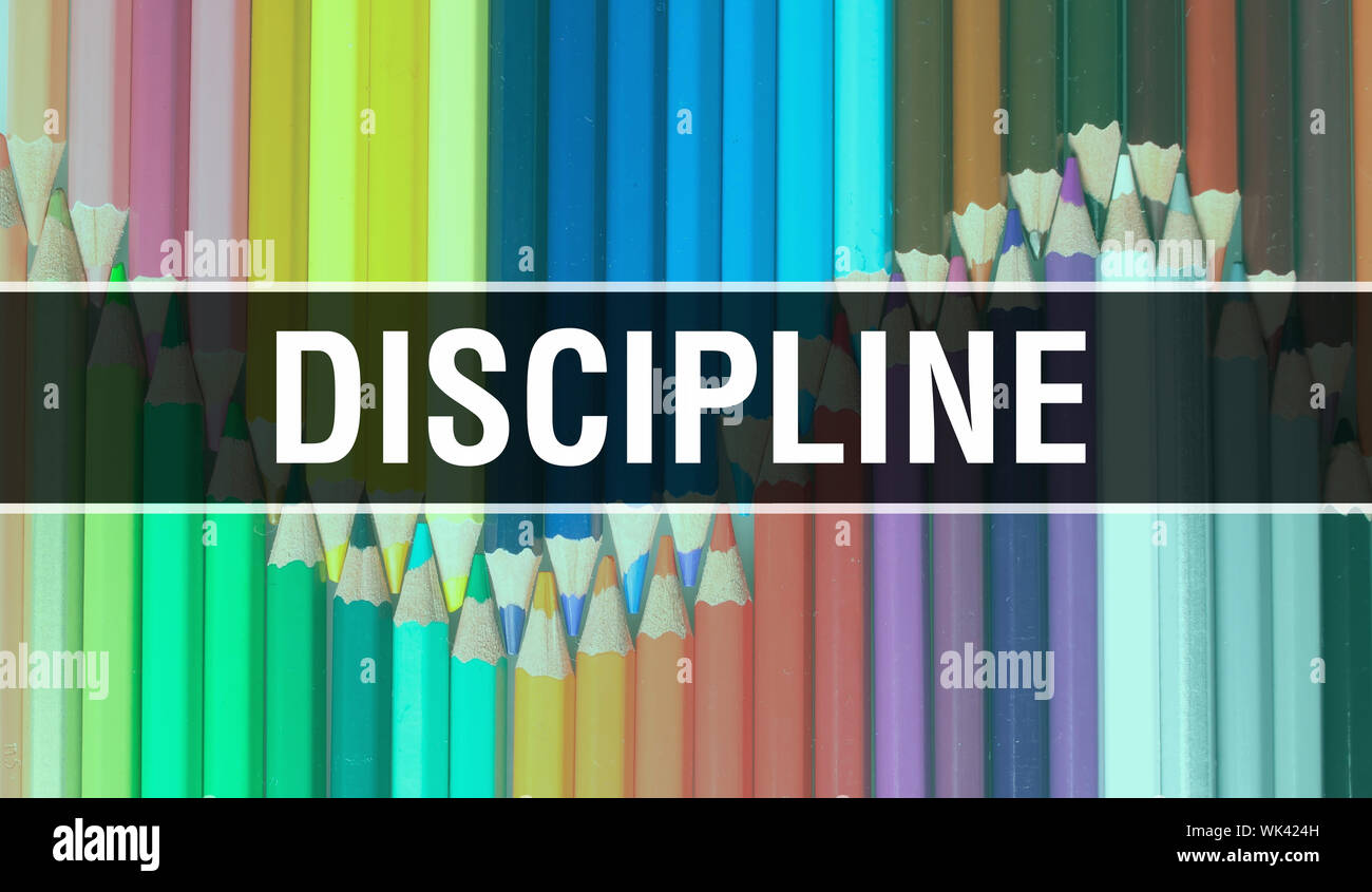 Discipline concept illustration on Back to School banner with Education ...