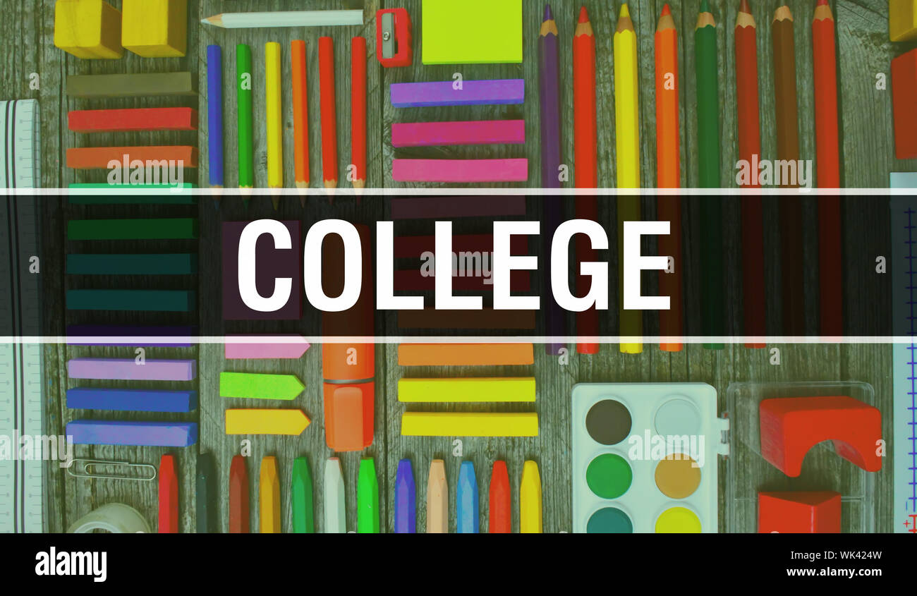 college text with Back to school wallpaper. college and School ...