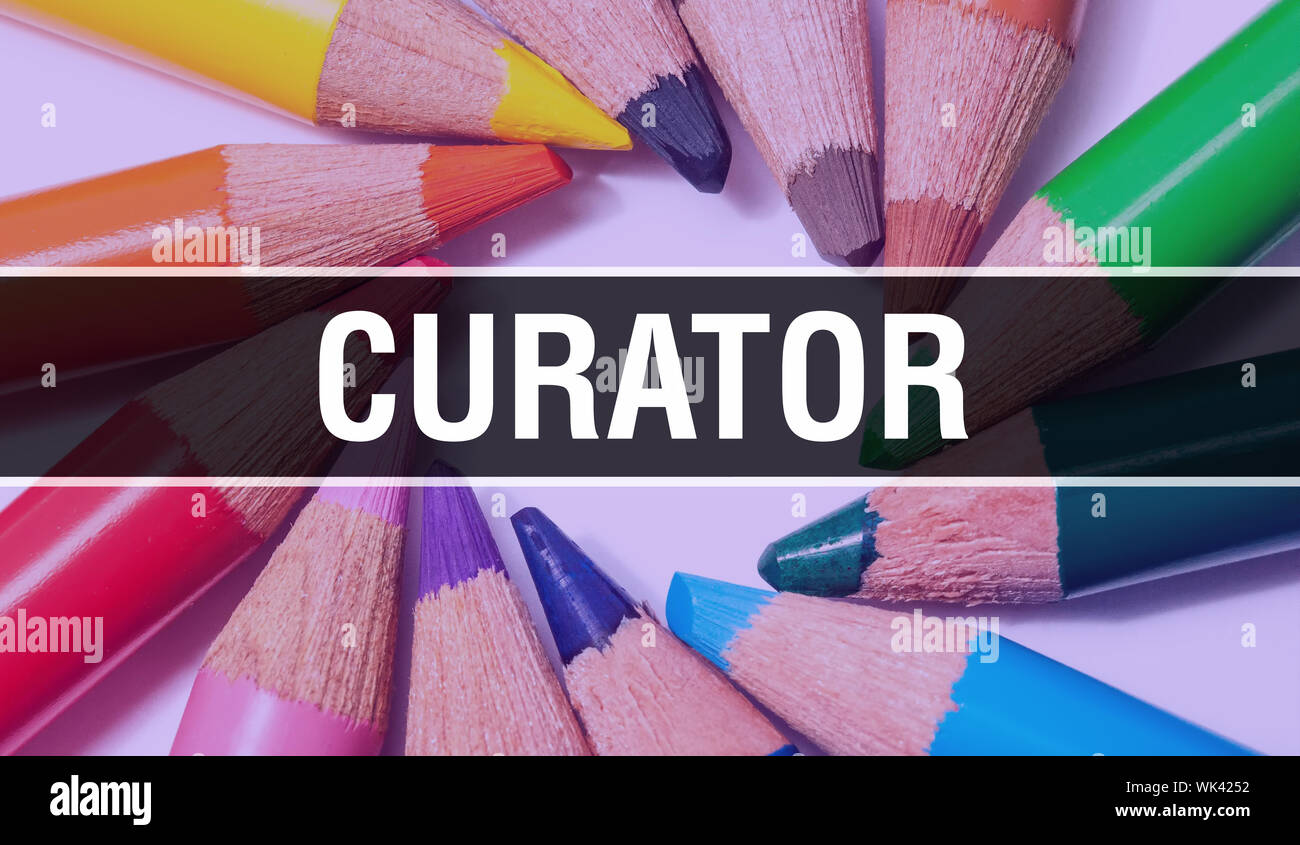 Curator text hi-res stock photography and images - Alamy