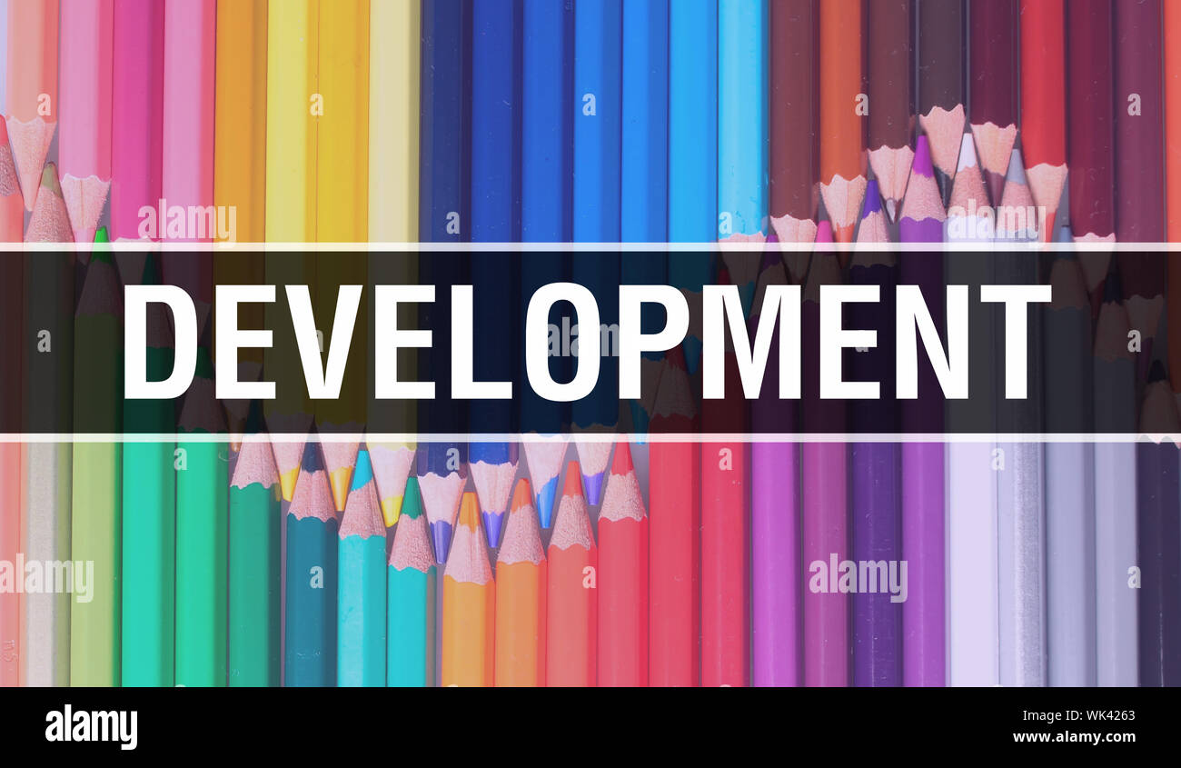 development concept illustration on Back to School banner with ...