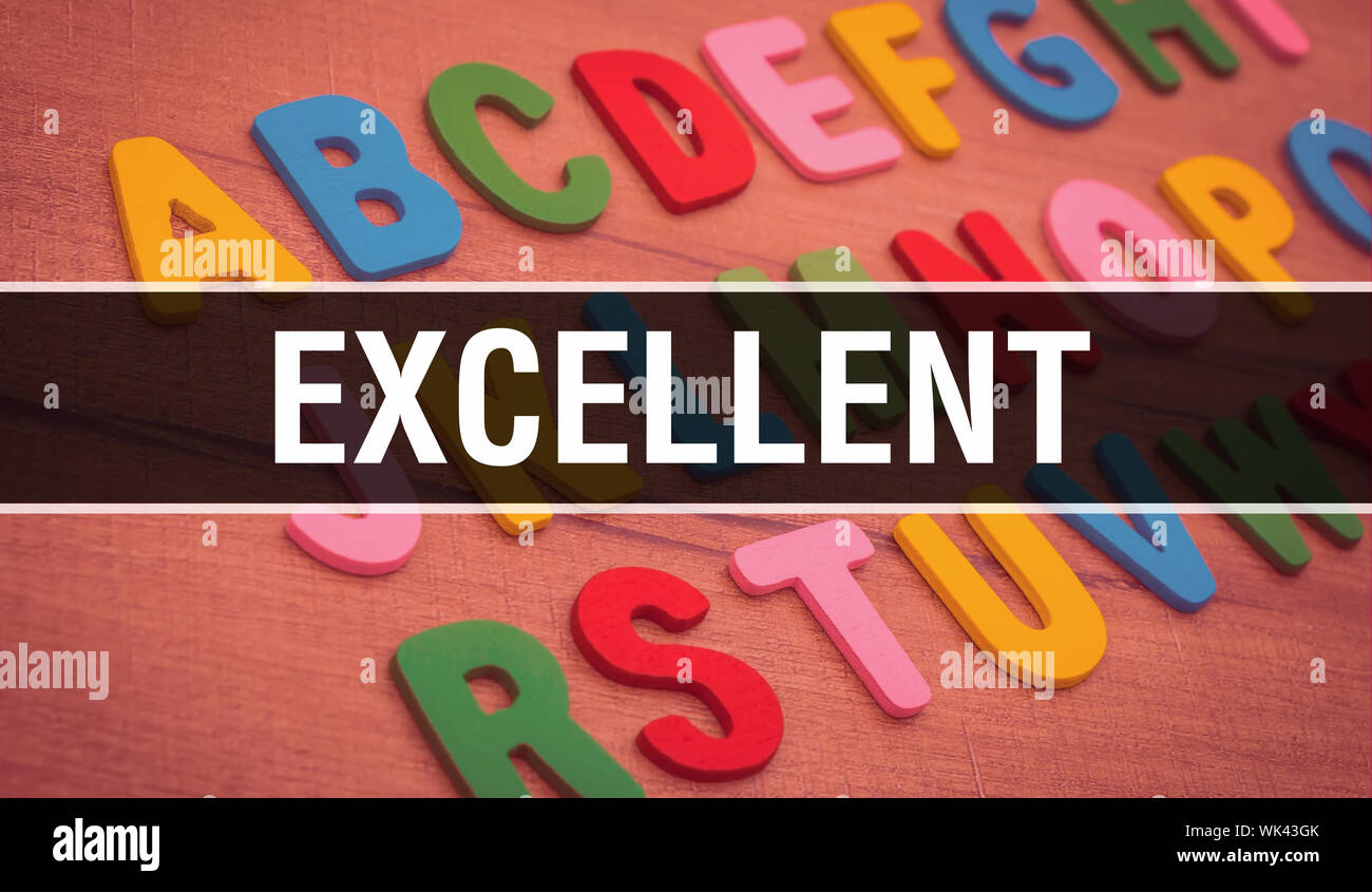 Excellent with Back to school Education concept background. Abstract ...