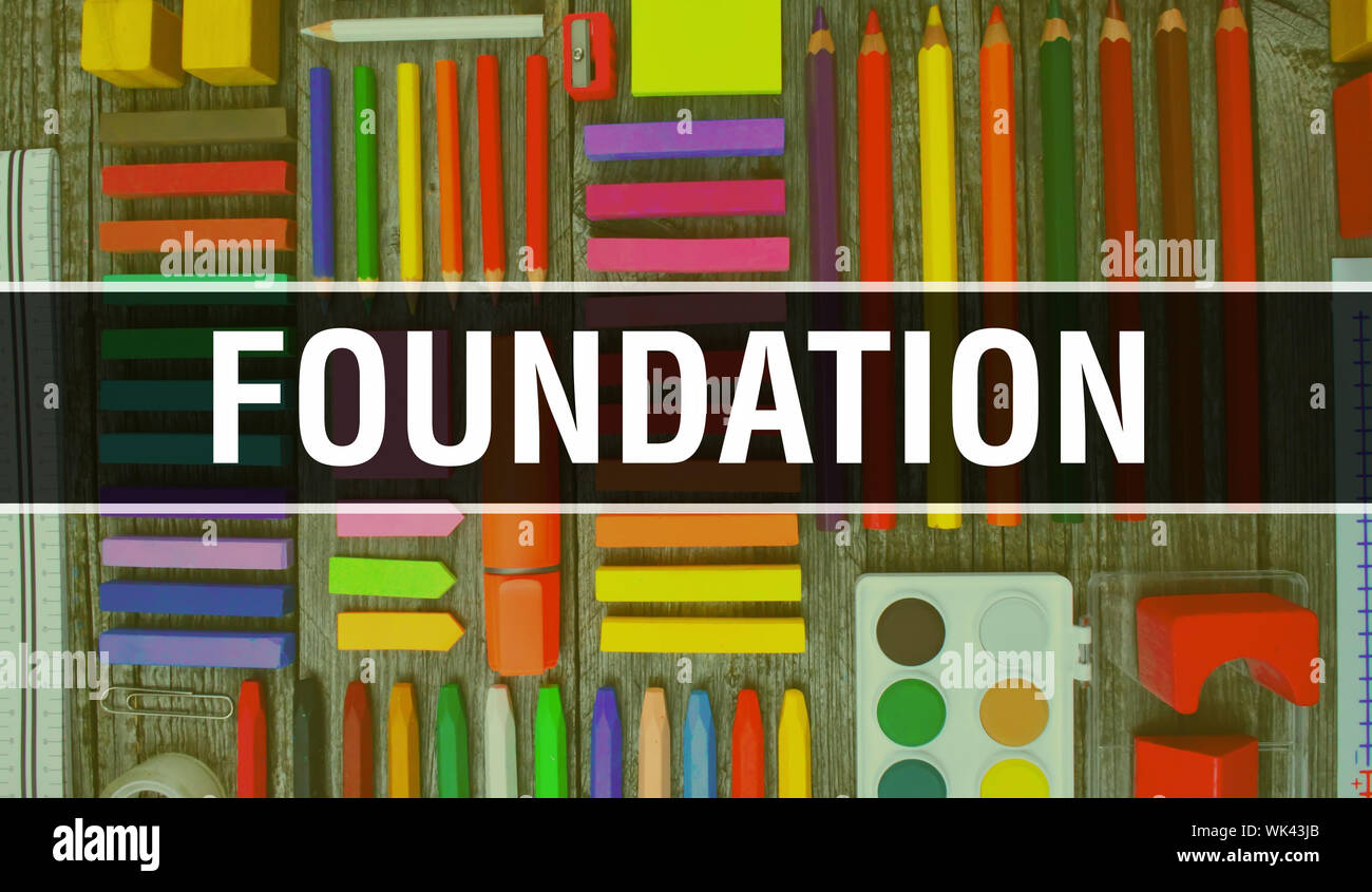 foundation text with Back to school wallpaper. foundation and School ...