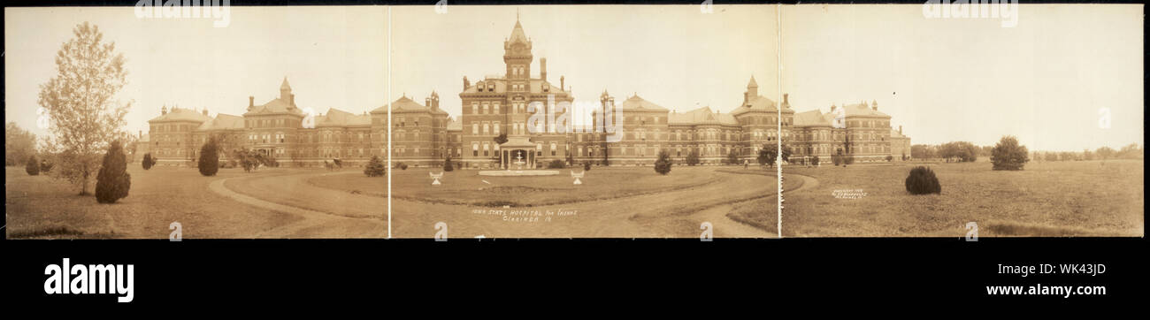 Iowa state hospital for insane hi-res stock photography and images - Alamy
