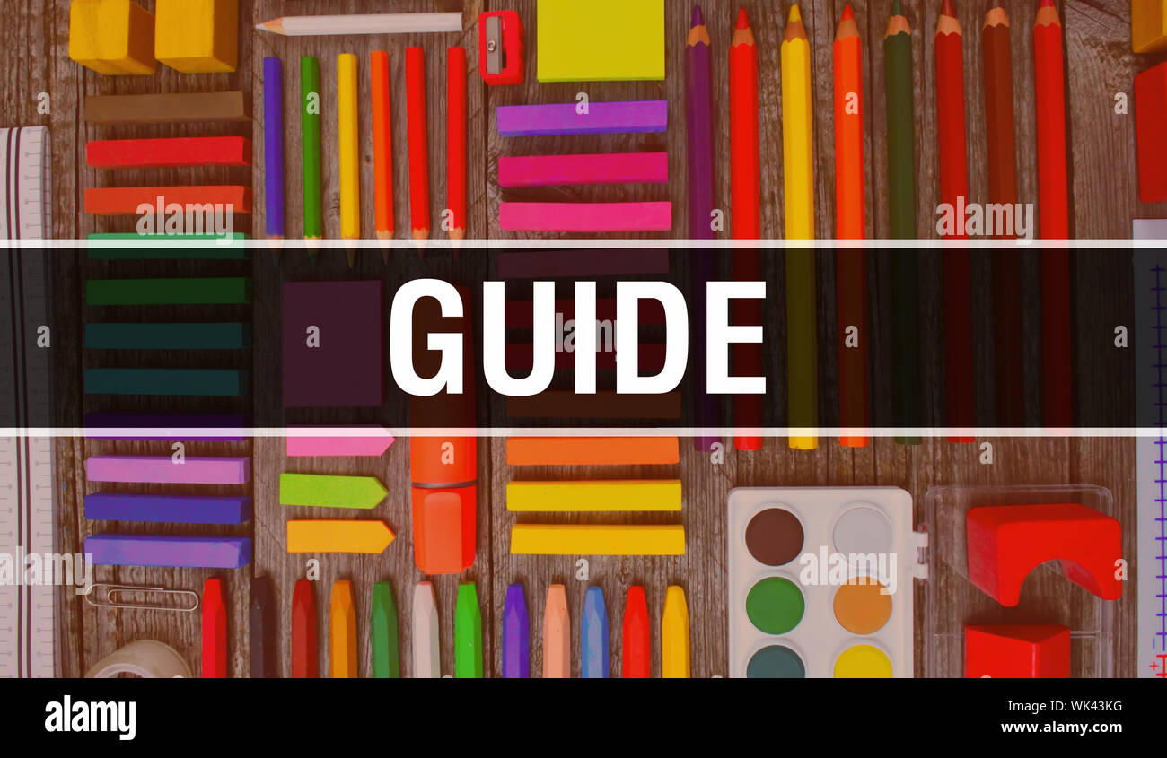 guide text with Back to school wallpaper. guide and School Education ...