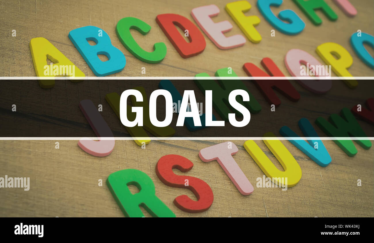 goals with Back to school Education concept background. Abstract ...