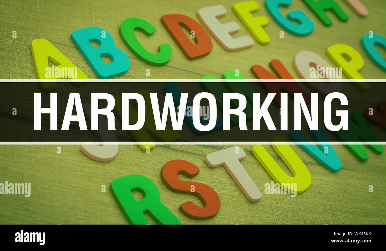 hardworking with Back to school Education concept background. Abstract ...