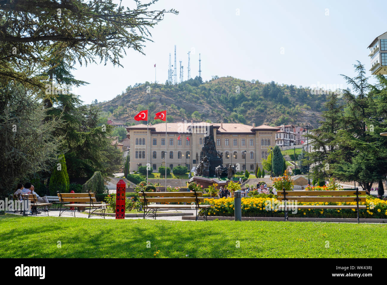 Kastamonu / Turkey - August 04 2019: Kastamonu city center (downtown ...