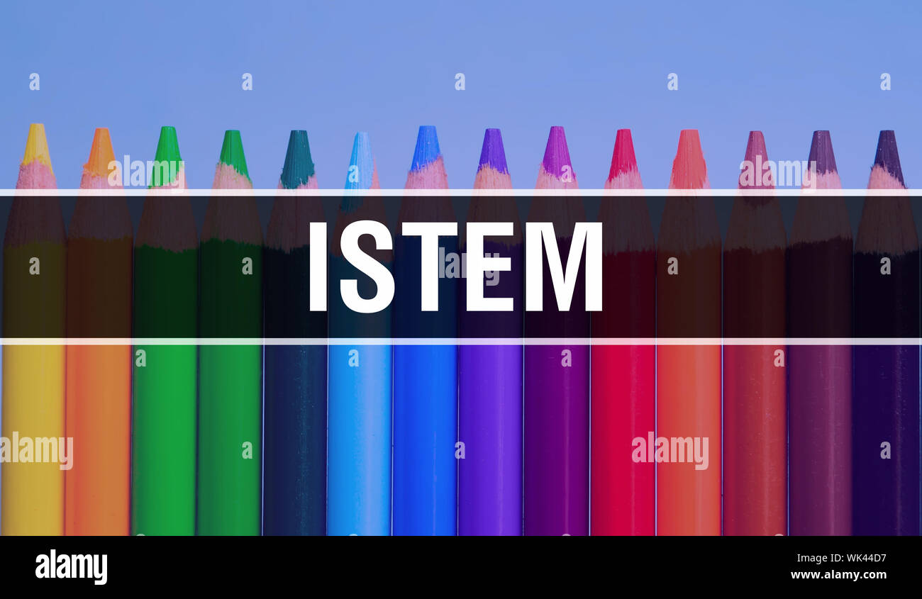 iSTEM concept with education and back to school concept. Creative ...
